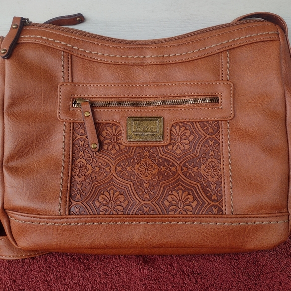 b.o.c. | Bags | Boc Barn Concept Leather Crossbody Bag Camel | Poshmark